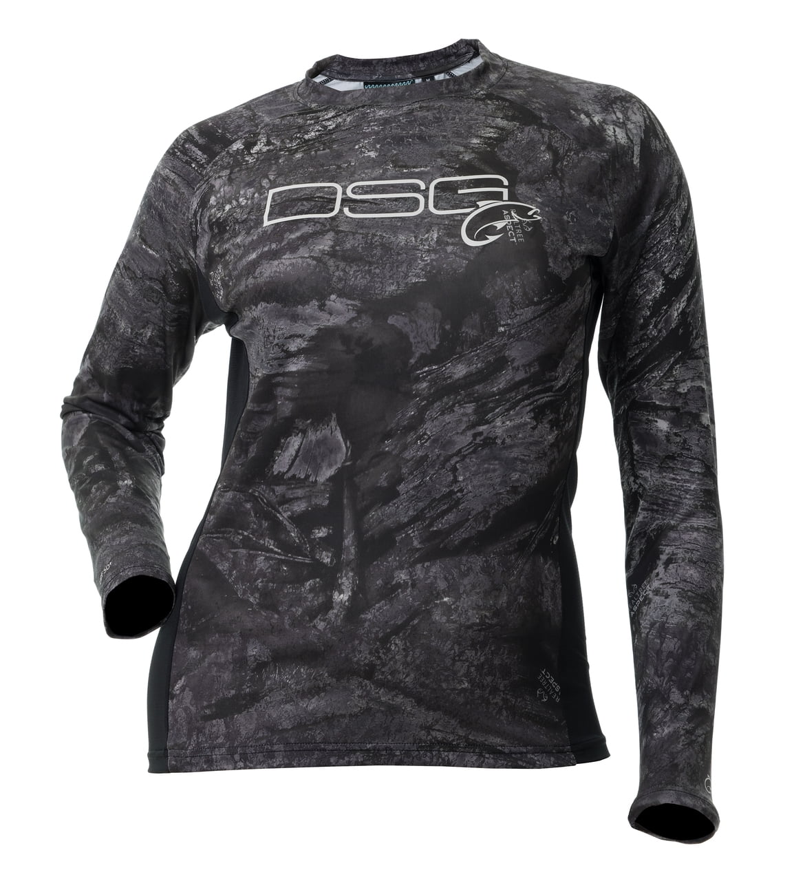 DSG OUTERWEAR SYDNEY LONG SLEEVE SHIRT - REALTREE ASPECT CHARCOAL/BLACK ...
