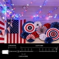 2 Pack 33ft Lights, 100 LED Red, Blue & White String Lights, Green Wire ...