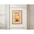 Boba Tea Poster Bubble Tea Drink Poster Flat Illustration Cute Boba Art ...