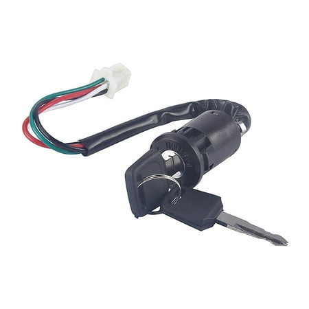 Ignition Key Switch 4‑ 4-Wire Ignition Switch Lock Key For Quad ATV Go ...
