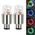 Deago 8Pcs LED Tire Valve Stem Caps Neon Light Waterproof fits Car ...