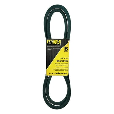 HERO® 5/8 inch x 51 inch Aramid Kevlar Lawn Mower Belt Replacement For ...