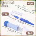 2Pcs 2 Styles Plastic Wool Felting Needle Tool with 50Pcs Iron Punch ...