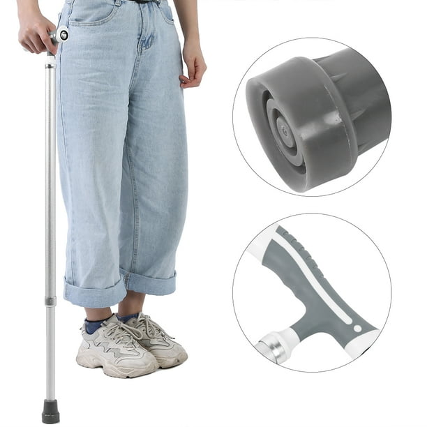Walking Cane, 10 Gears Height Adjustment Pratical Elderly Walking Cane ...