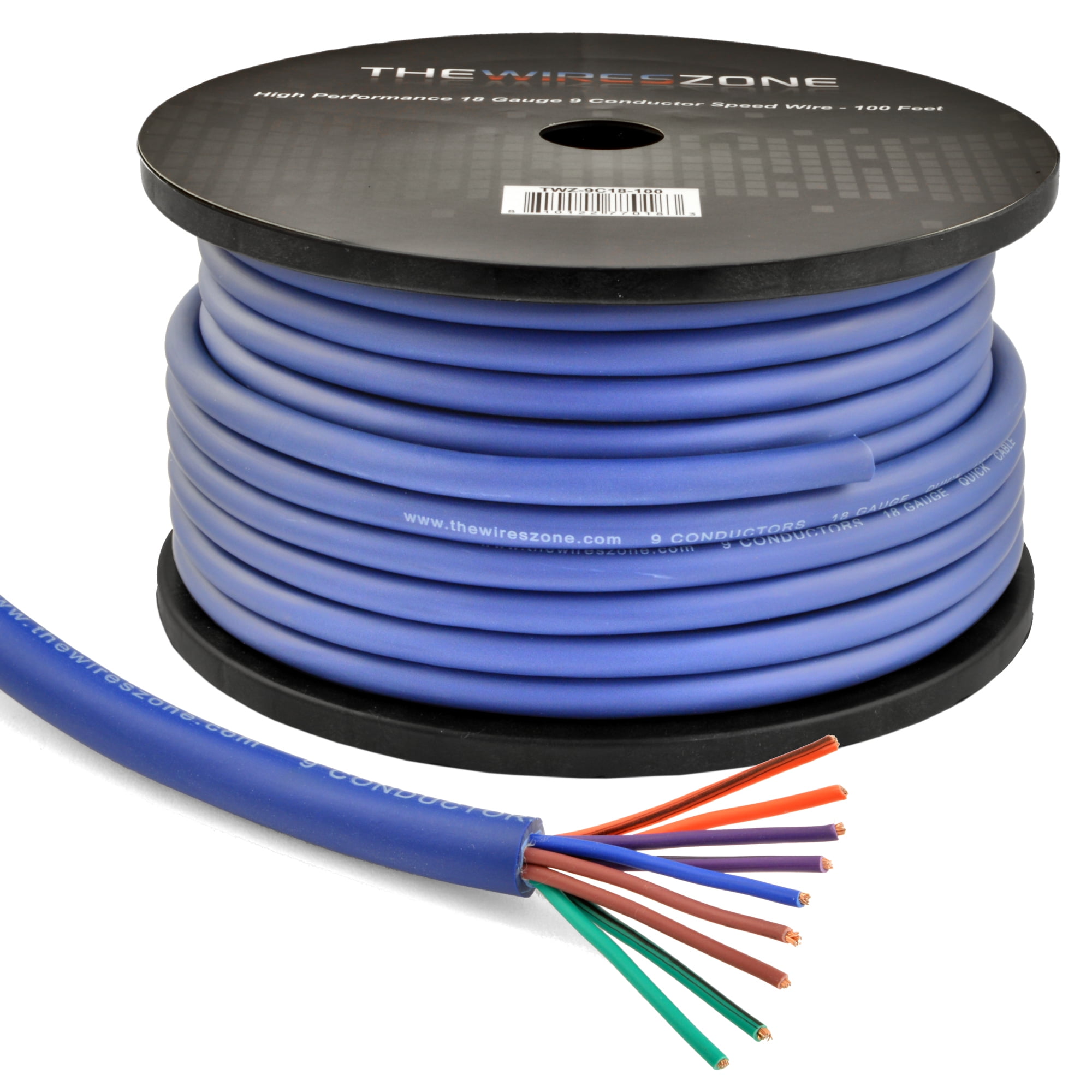 High-Performance 100ft 9 Conductor 18 Gauge Quick Cable Speed Wire ...