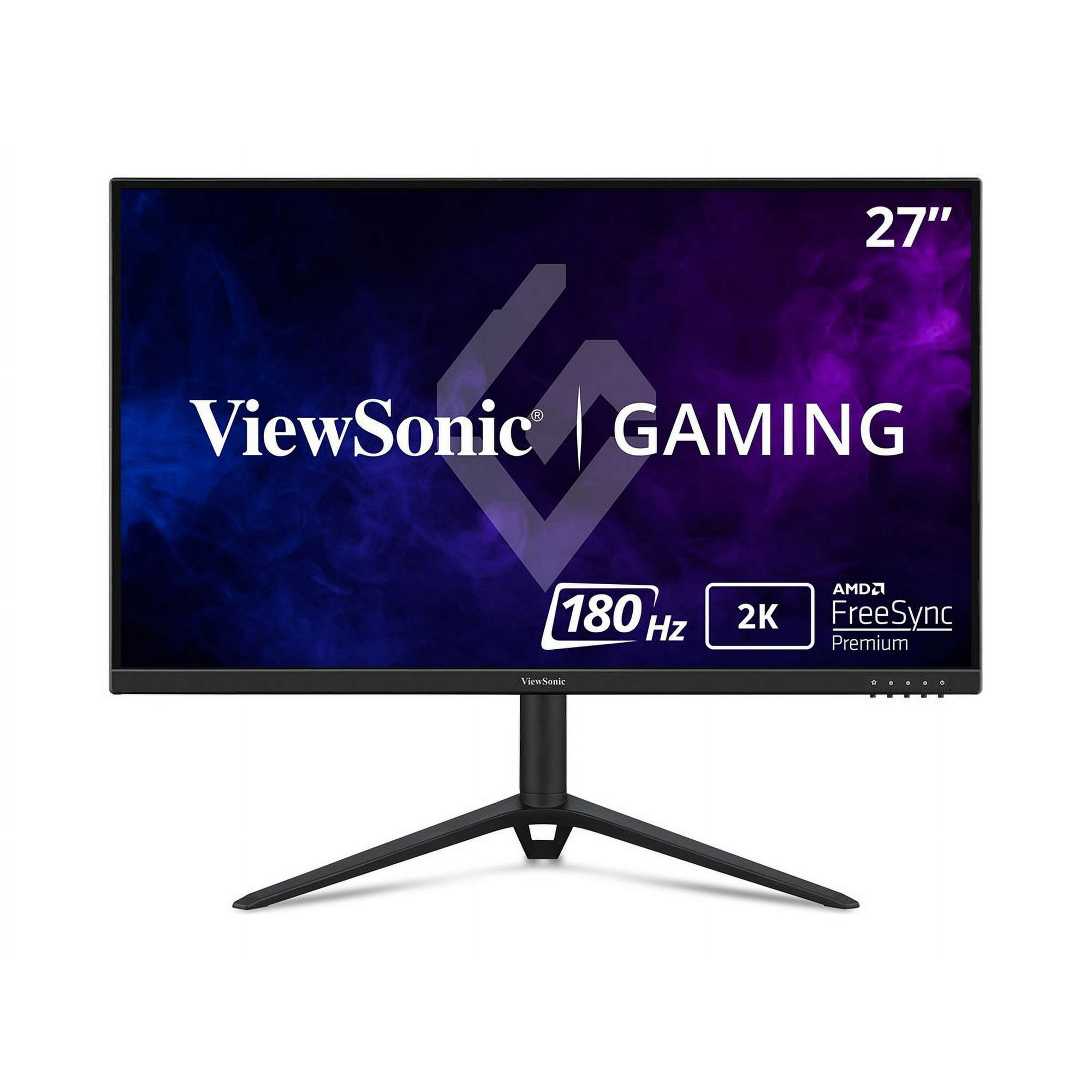 ViewSonic OMNI VX2728J-2K 27 Inch Gaming Monitor QHD 2560 x 1440 (2K) 165Hz 1ms IPS w/ FreeSync Premium  Advanced Ergonomics  HDMI  DP