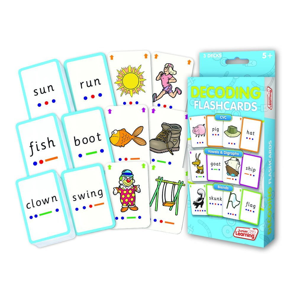 Buy Decoding Flashcards, This value pack of flash cards includes 3 decks of 54 cards for ...