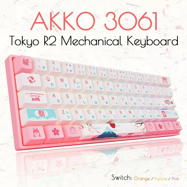 AKKO 3061 Tokyo R2 Mechanical Keyboard 61 Keys Wired Gateron ...