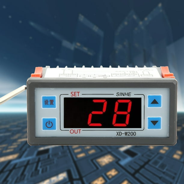 Digital Display Thermostat Control Switch, Microcomputer Thermostat ...