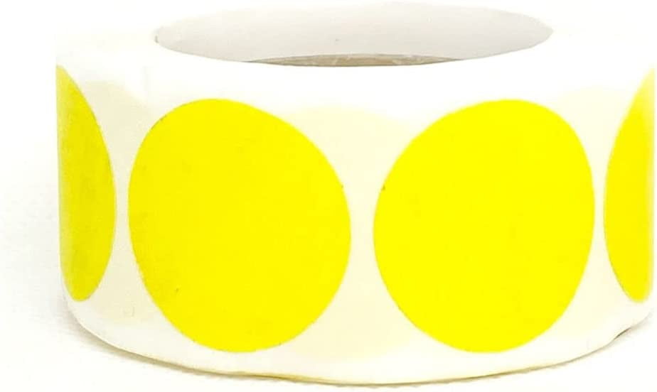 500 Pcs 1 Inch Color Coding Label Price Stickers Garage Sale Stickers ...