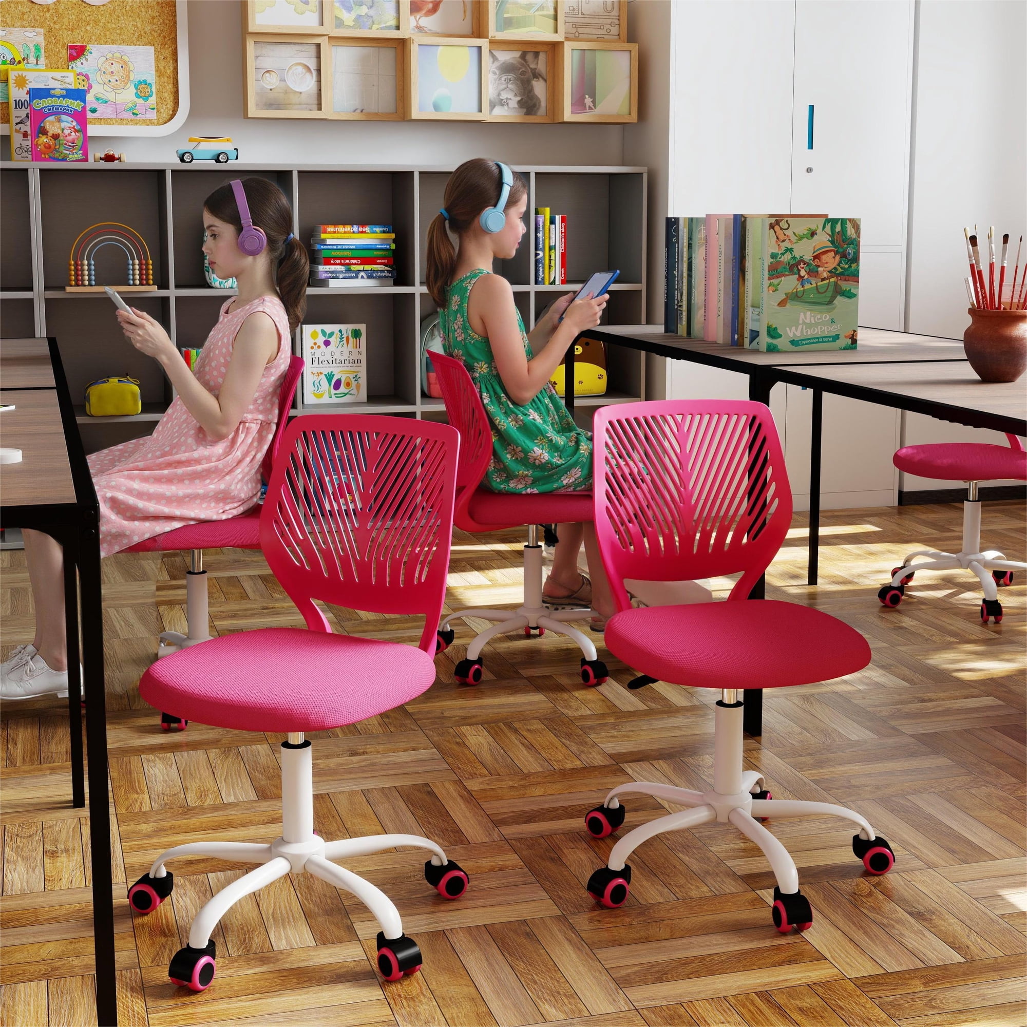 Click here for Homy Casa Set Of 2 Swivel Desk Chair For Student prices
