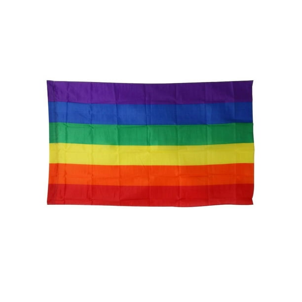 Banderas Y Pancartas Arcoíris 3x5FT 90x150cm Lesbian Gay Pride LGBT Flag | Walmart en línea