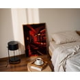 Affixzi Moody Red Bar Scene Art | Retro Cocktail Lounge Wall Decor ...