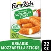 Snapps Frozen Appetizers Mozzarella Cheese Sticks, 5 oz Cardboard Box ...
