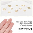 600Pcs 2 Style Brass Open Jump Rings Long-Lasting Plated Golden 300pcs ...