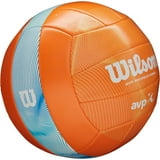 Wilson AVP Movement Official Beach Volleyball, Orange/Blue, Pro Size ...