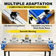 ONECHOI Woodworking Router Sled, XYZ Adjustable, Slab Flattening Jig ...