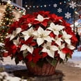Elegant Artificial Easter Flower Bouquet - 6 Vibrant Red, Gold & Silver ...