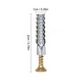 10/30/50 Sets Wall Anchors for Drywall,Lightweight Iron Expansion Tube ...