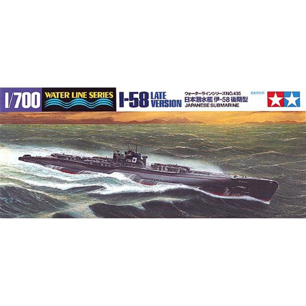 Tamiya 31435 Japanese Submarine I-58 1/700 Scale Plastic Model Kit ...