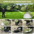VILLEY 4 Person Easy Pop Up Tent, Waterproof Automatic Setup Instant ...