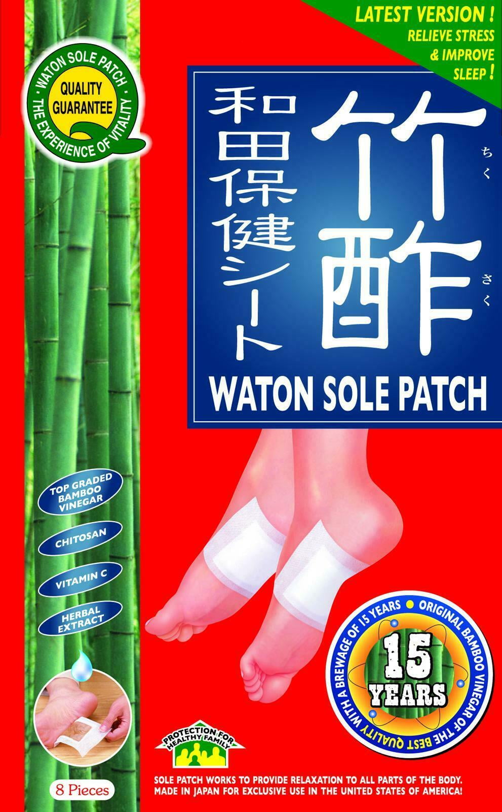 [Japan Import] Waton Detoxing Sole Foot Pads, Stress Relief, Improve ...
