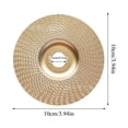 Angle Grinder Shaping Disc, Silver Tungsten Carbide Wood Grinding Wheel ...