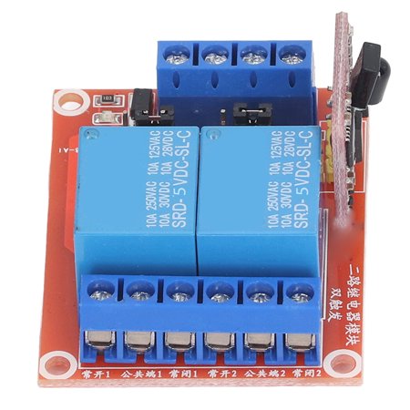 2 Channel Infrared Remote Control Switch Relay Module High Low ...
