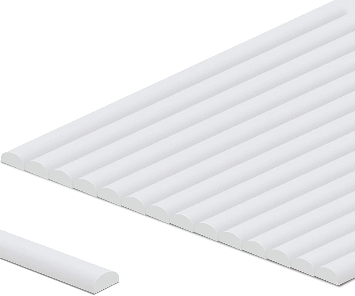 Peel and Stick Tile Trim 12 Inch Pencil Trim Tile Shower Ceramic Tile ...