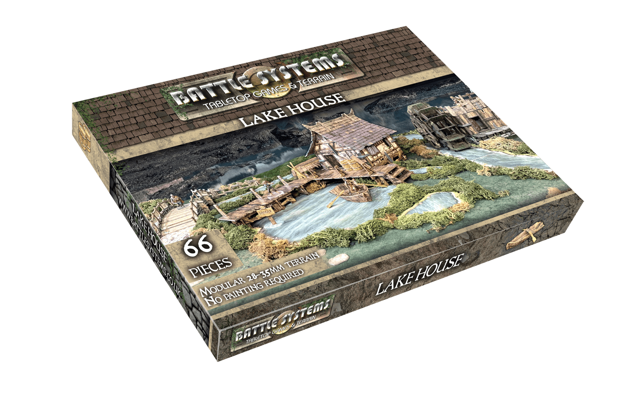 Battle Systems Fantasy Terrain Lake House - 28-35mm DND D&D RPG ...