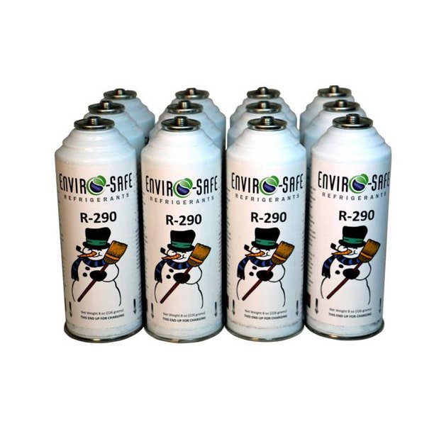 R-290a refrigerant, 12 cans, R290, R290, R290a - Walmart.com