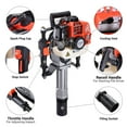 Yescom 2-Stroke Gas Powered Pile Driver, 1300W, 51.7CC, Portable T Post ...