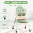 4-in-1 Baby High Chair Adjustable Highchair for Baby Girls Boys ...