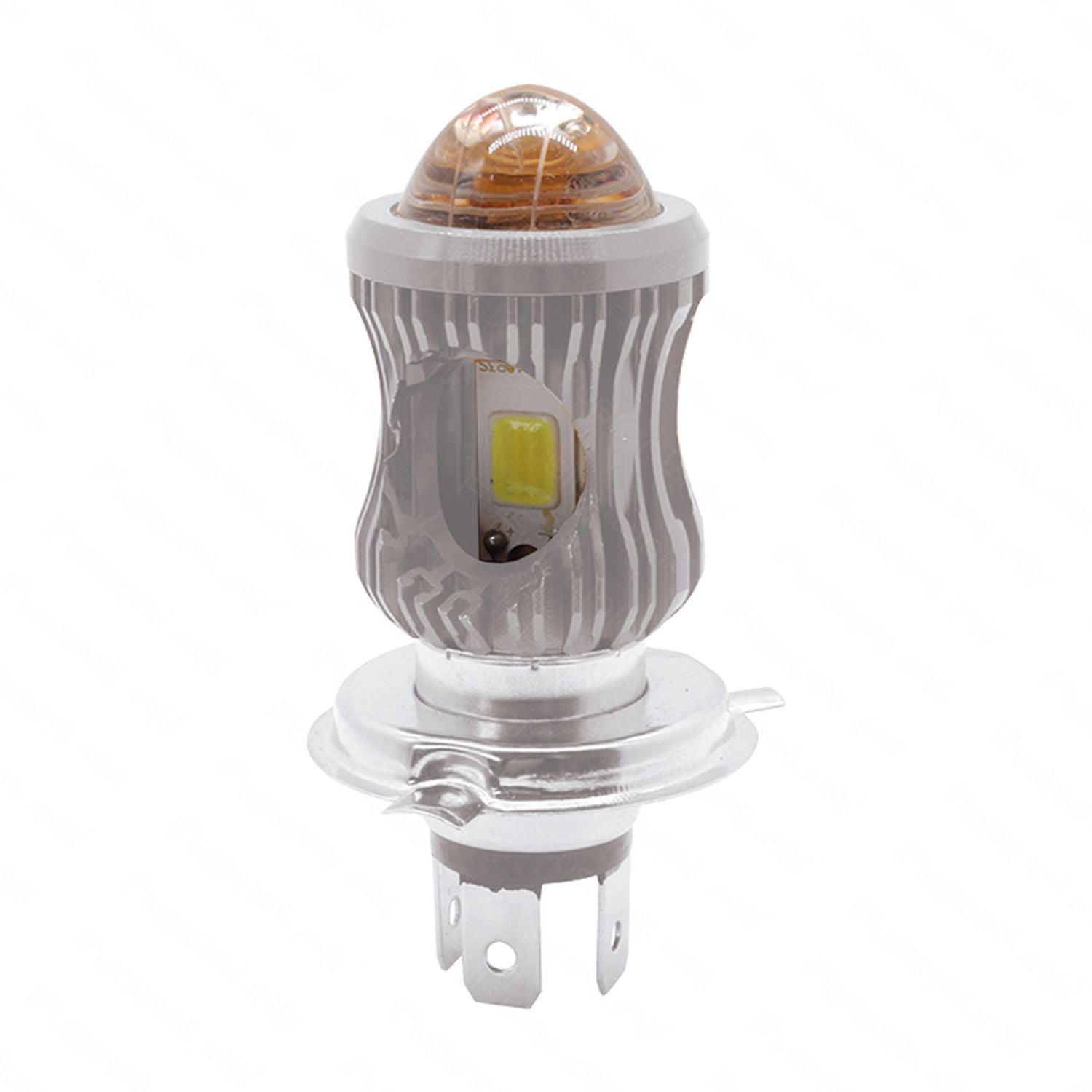Foco de faro LED para moto Rasen H4 luz con lupa plateado | Walmart en ...