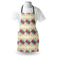 Abstract Apron Fantastic Floral Motifs with Vibrant Color Details ...