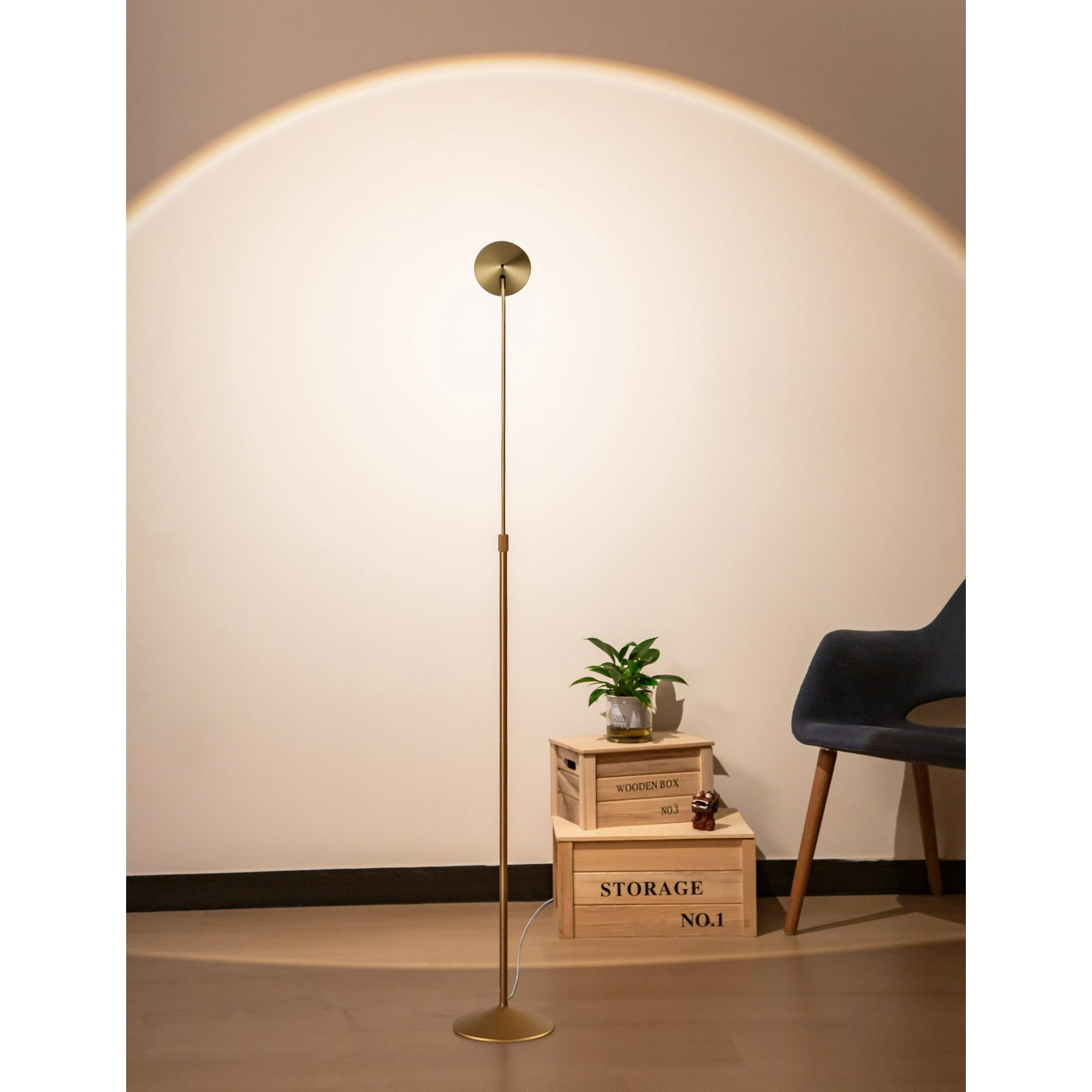 Click here for Tubicen Gold Floor Lamp  Flexible Up And Down Rota... prices