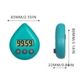 Adorable Water Drop Digital Timer - Countdown with Alarm for Students ...