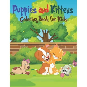 Dogs And Puppies Coloring Book For Kids: Puppy Coloring Book 50 One ...