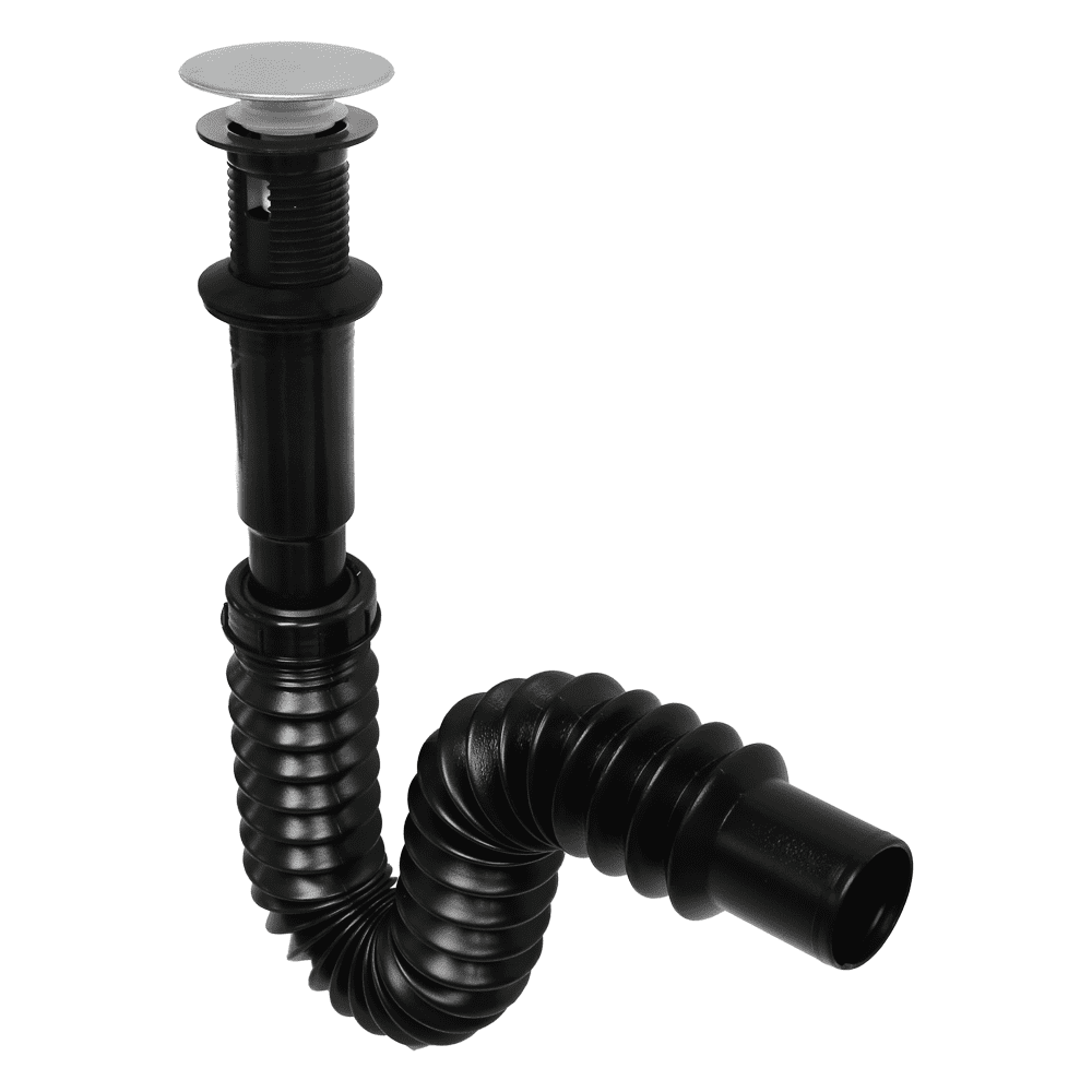 Céspol para lavabo Fleximatic flexible negro push button 55cm | Walmart ...