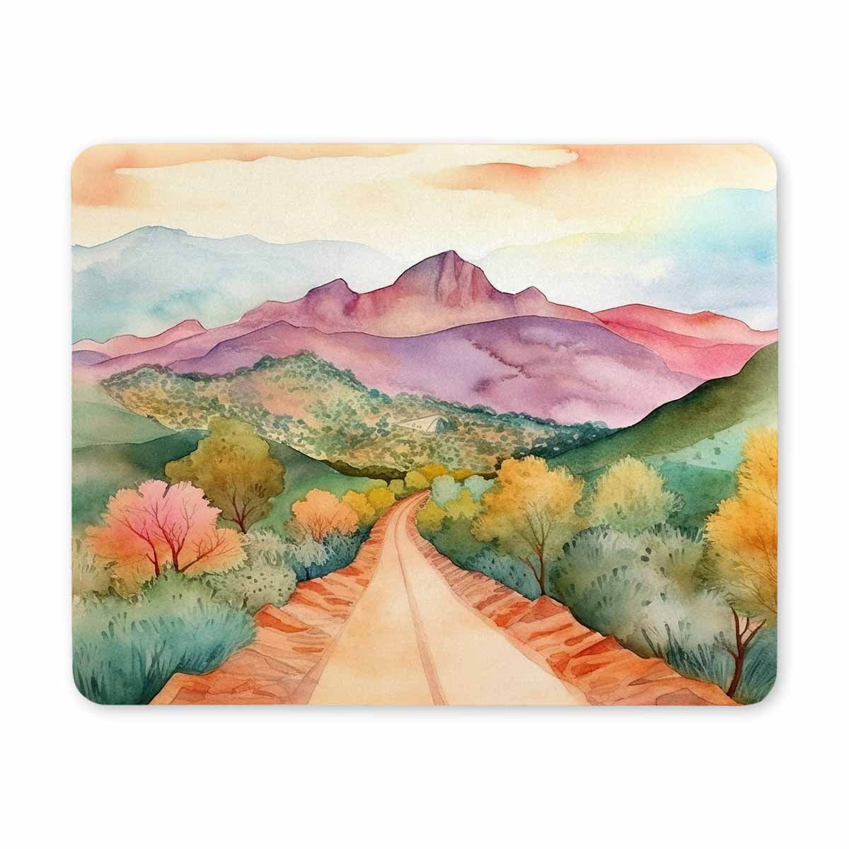Mouse Pad, Mountains Mouse Pad, Washable Square Cloth Mousepad for ...