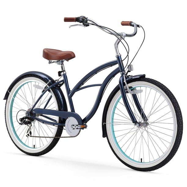 sixthreezero Women's 7-Speed Beach Cruiser Bicycle, 26" Wheels and 17 ...