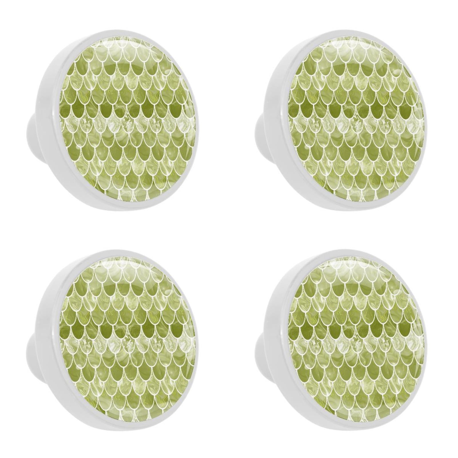 4 Pcs Marble Texture Knobs for Kitchen Cabinet Cupboard Dresser ...