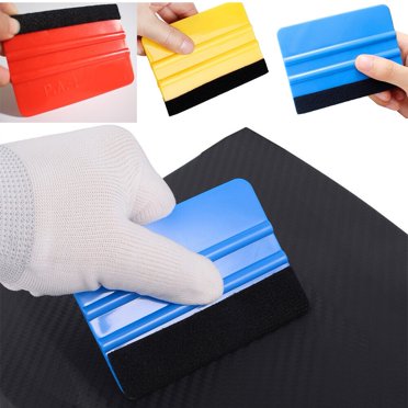 5 Pieces Car Window Film Scrapers Squeegee Scrapers Tool Non Slip Vinyl ...