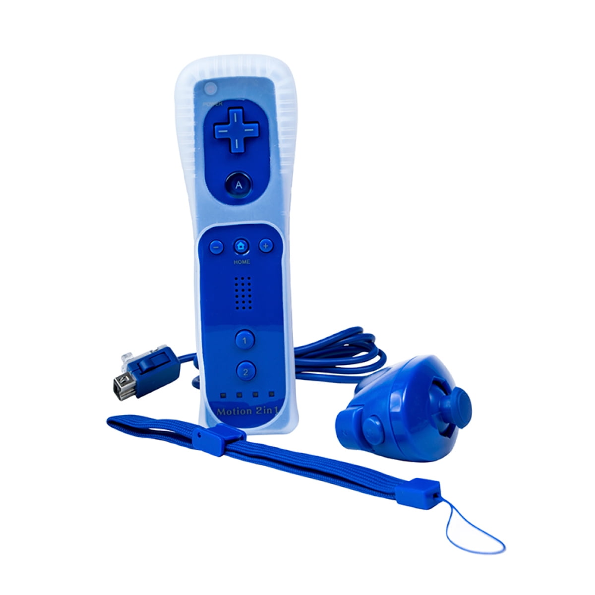Control Wii Mote Motion Plus y Nunchuck Virtual Zone Azul | Bodega ...