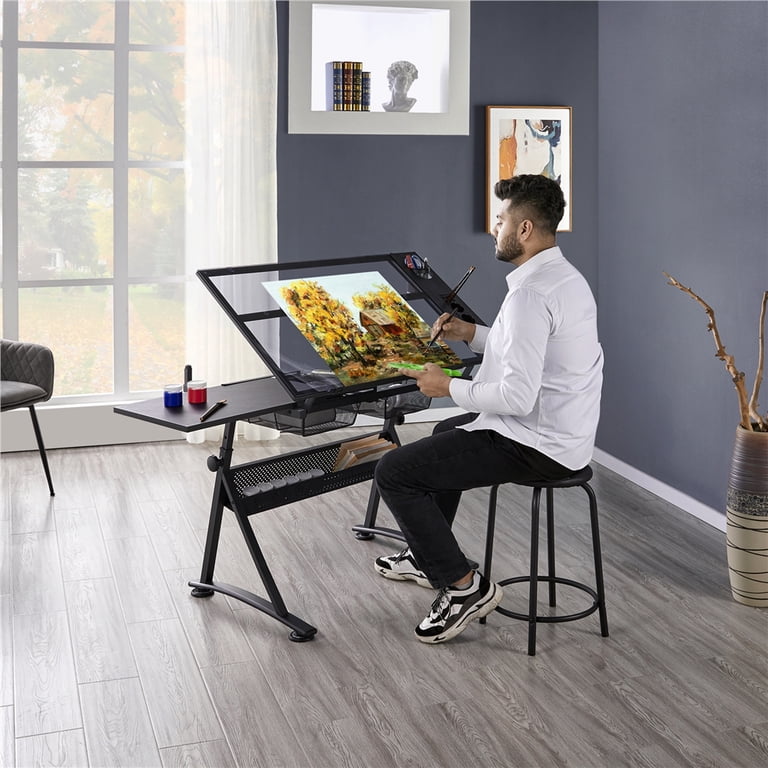 Electric Drafting Table Swanson Adjustable Drawing And Drafting Table ...