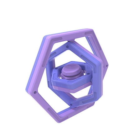 jovati 3D Gyroscope Infinite Flip Finger Creative Gyro Portable ...