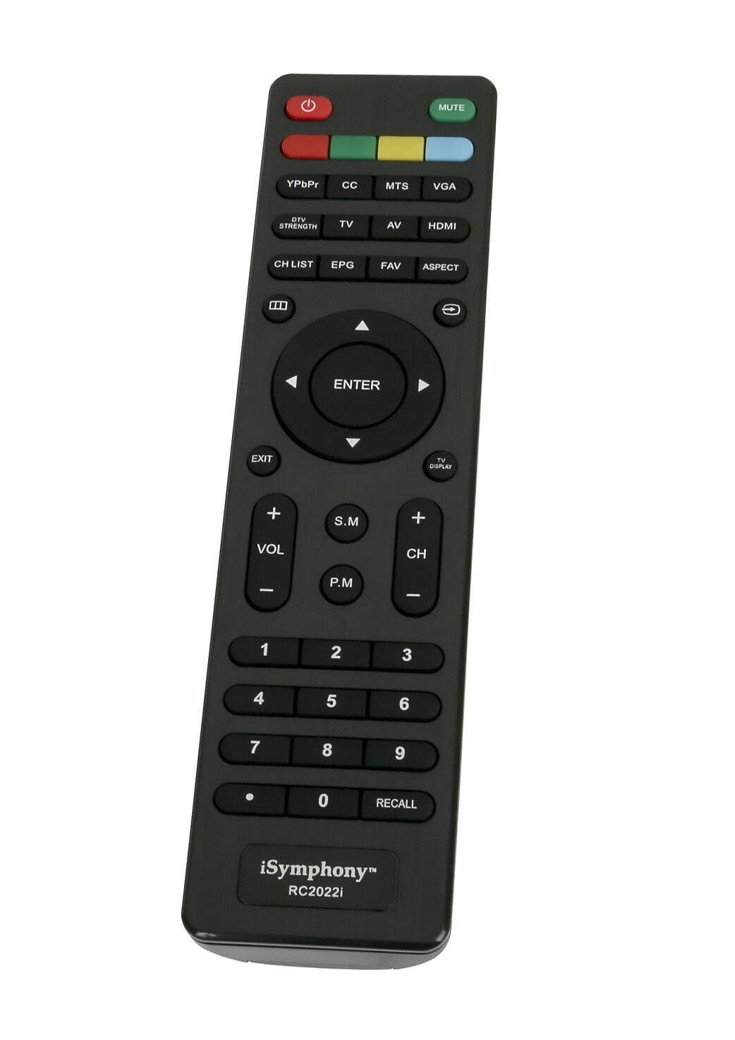 New RC2022i Remote Control for iSymphony VIORE LED TV LED26IF50 ...