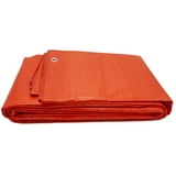 Harpster Tarps 20' x 20' High Visibility Orange 3.3 oz. Poly Tarp 8 Mil ...