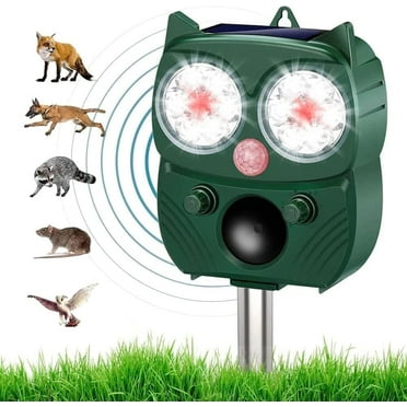 Squirrel & Rodent Repellent Indoor, 360° Ultrasonic Pest Repeller with ...