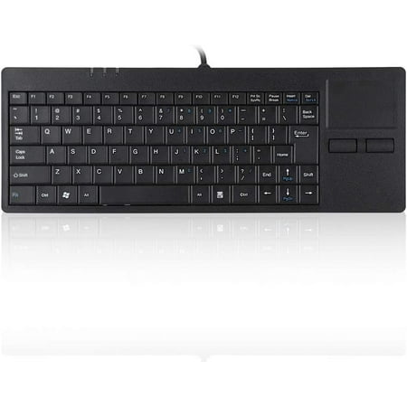 Wired Keyboard 82- Key Mute Ultra- Thin Keyboard, Wired USB Built- in ...